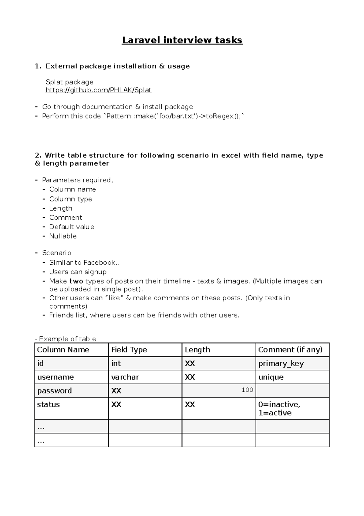 Laravel Interview Tasks External Package Installation And Usage Splat Package Githubphlaksplat
