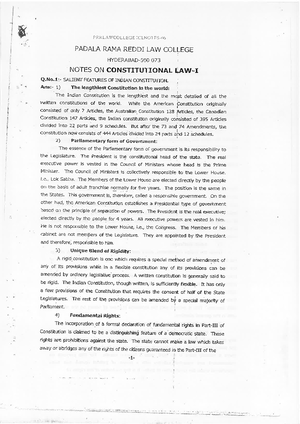 Citizenship law notes for ba llb 5 ydc students - Basic of Indian ...