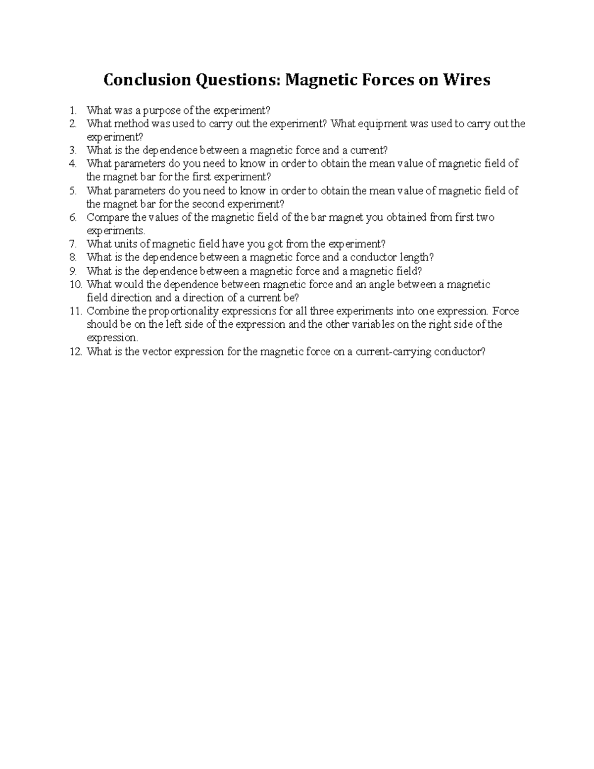 Conclusion Questions Magnetic Force What Units Of Magnetic Field Have conclusion-questions-magnetic-force-what-units-of-magnetic-field-have