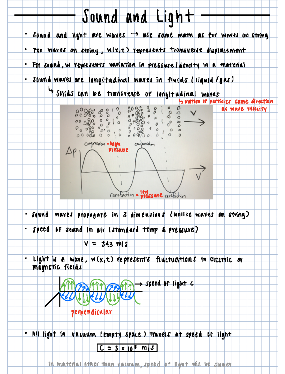 Week 4A Sound, Light and Intensity - Sound and light sound and light ...