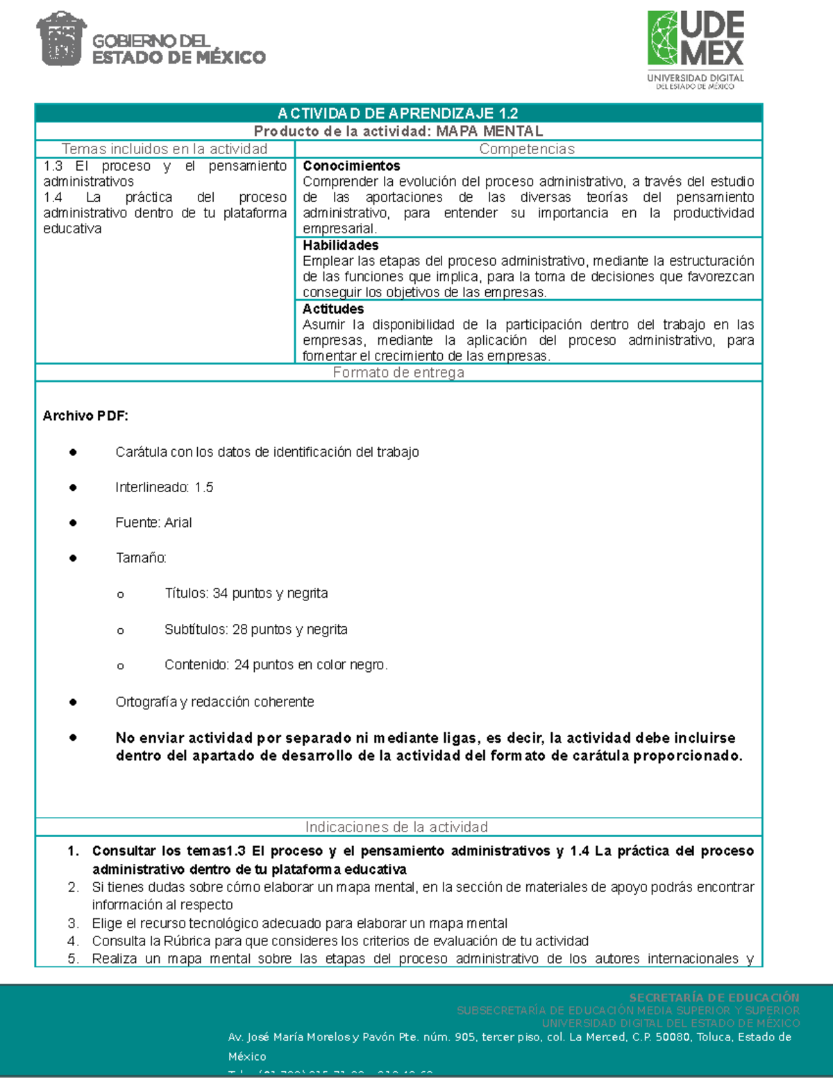 Activdad DE Aprendizaje 1 2 PA ok - ACTIVIDAD DE APRENDIZAJE 1 ...