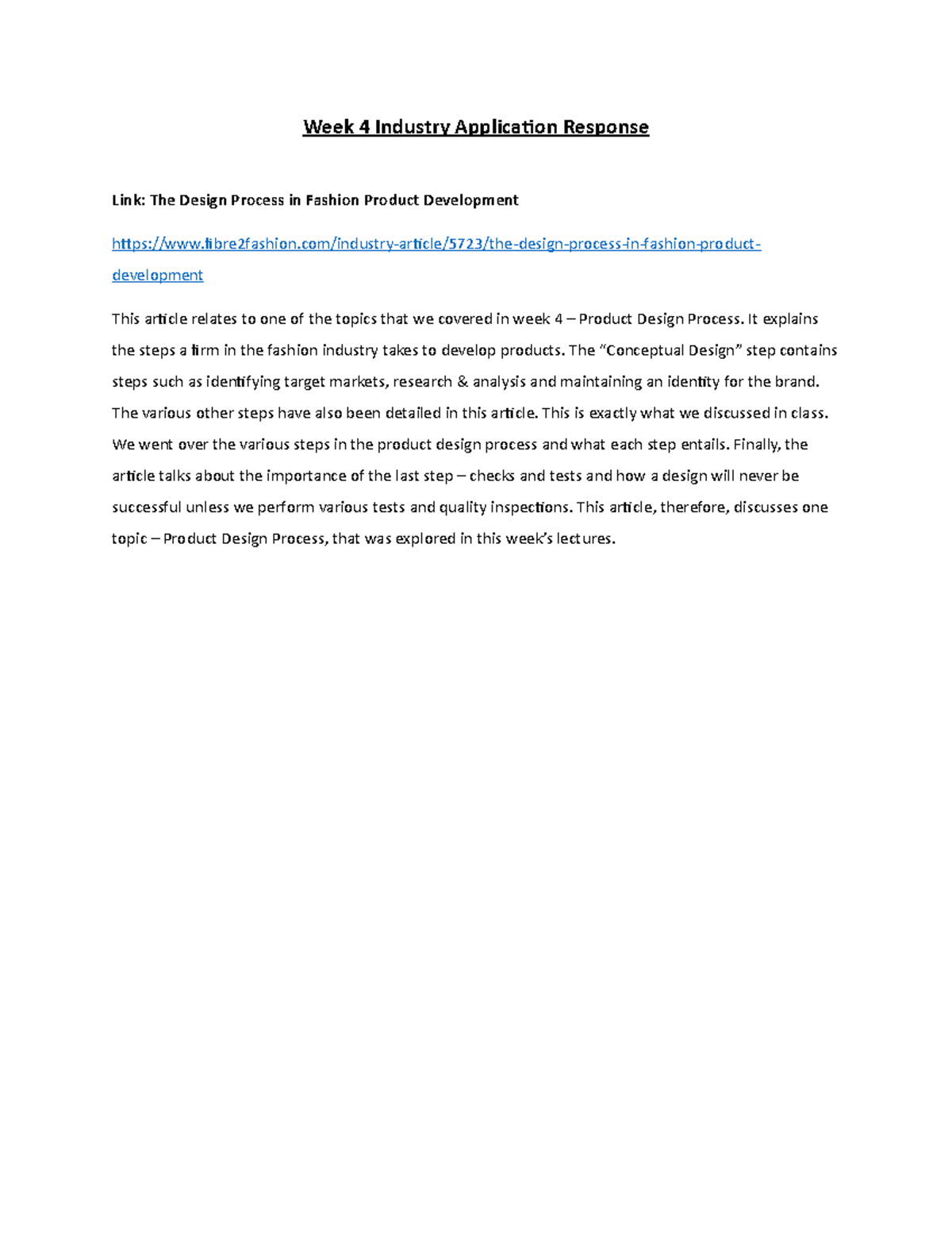 Week 4 Industry Application Response - Week 4 Industry Application ...