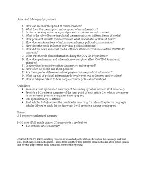 Week 4 Disinformation Outline - Week 4 Presentation Outline Mendoza ...