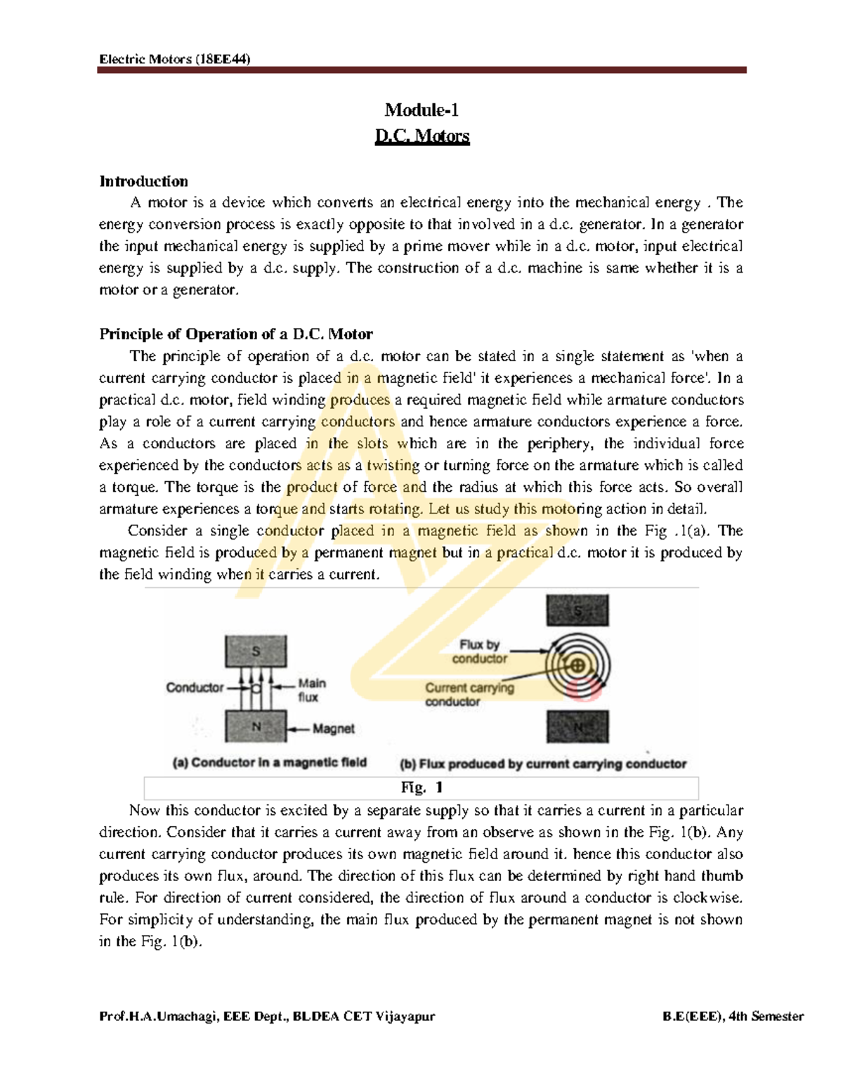 EM Mod1@Az Documents - Electrical Motor for EEE VTU - Module- 1 D ...
