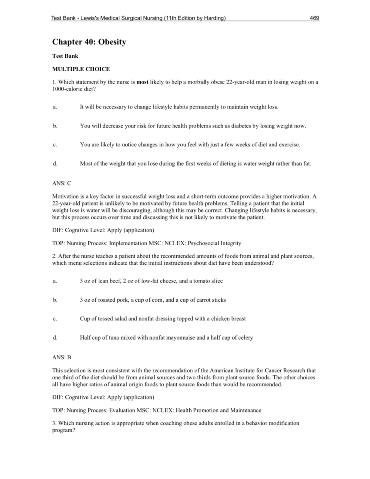 Ch 40 - Ch 40 - NURS 3100 - Studocu