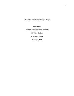 CJ 112 Project One Template - Project One Shelley Brown Southern New ...