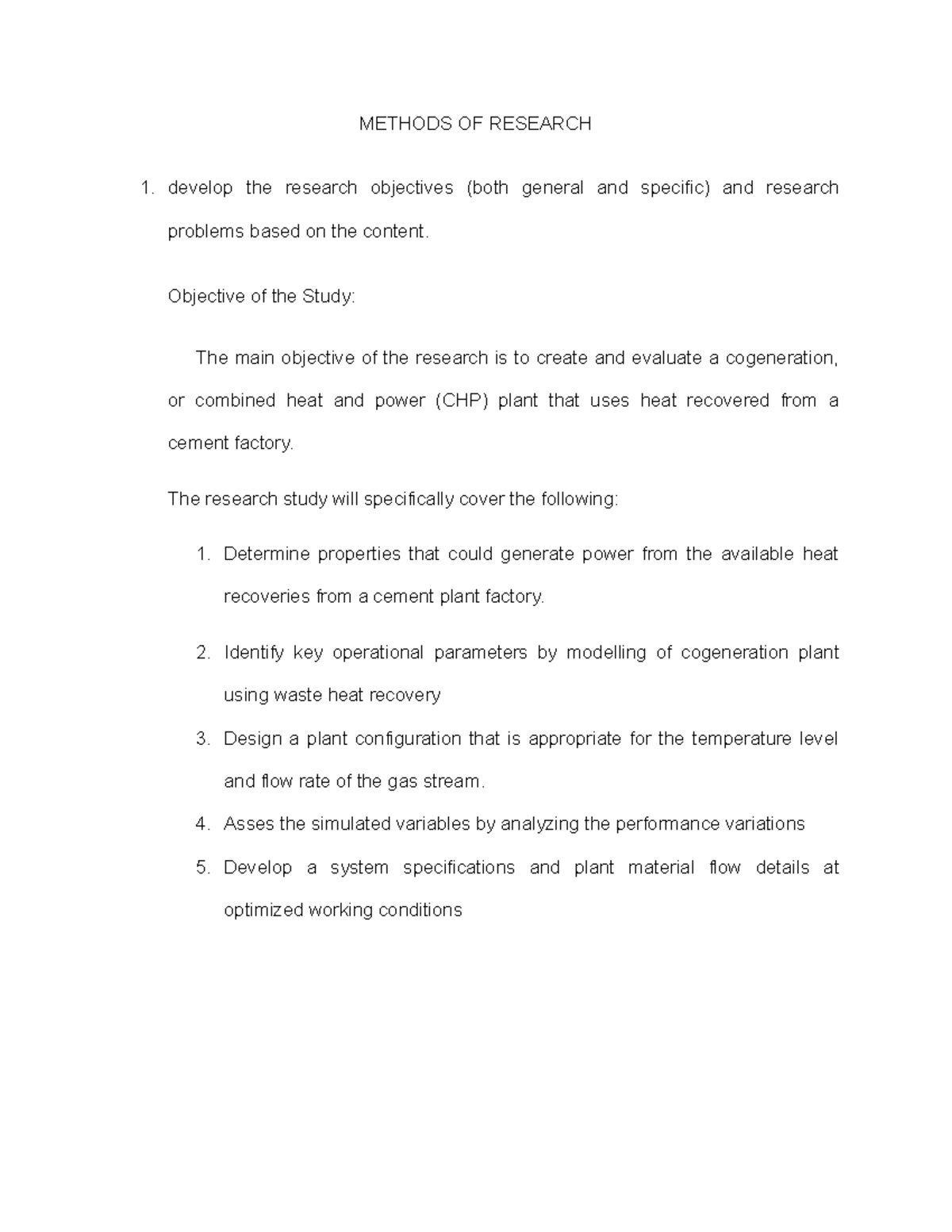 RRL Matrix Examprt 2 - METHODS OF RESEARCH develop the research ...