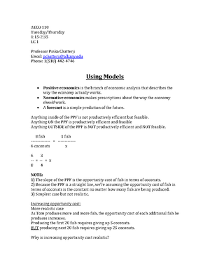 Eco 110 practice for quiz #2 (fall 2022) - Practice Questions for Quiz ...