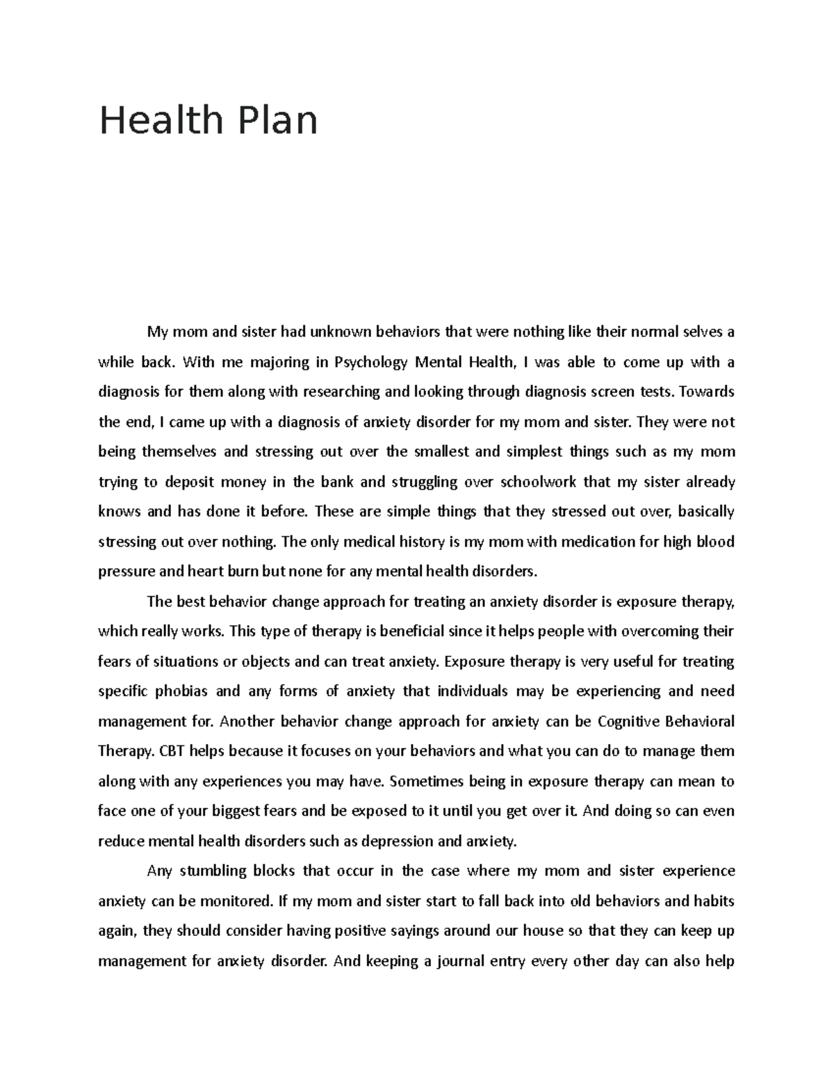 Health Plan - dsfghm gg dfs dfs sfd sfd fds sfd fs sf. s s gfds fs s ...