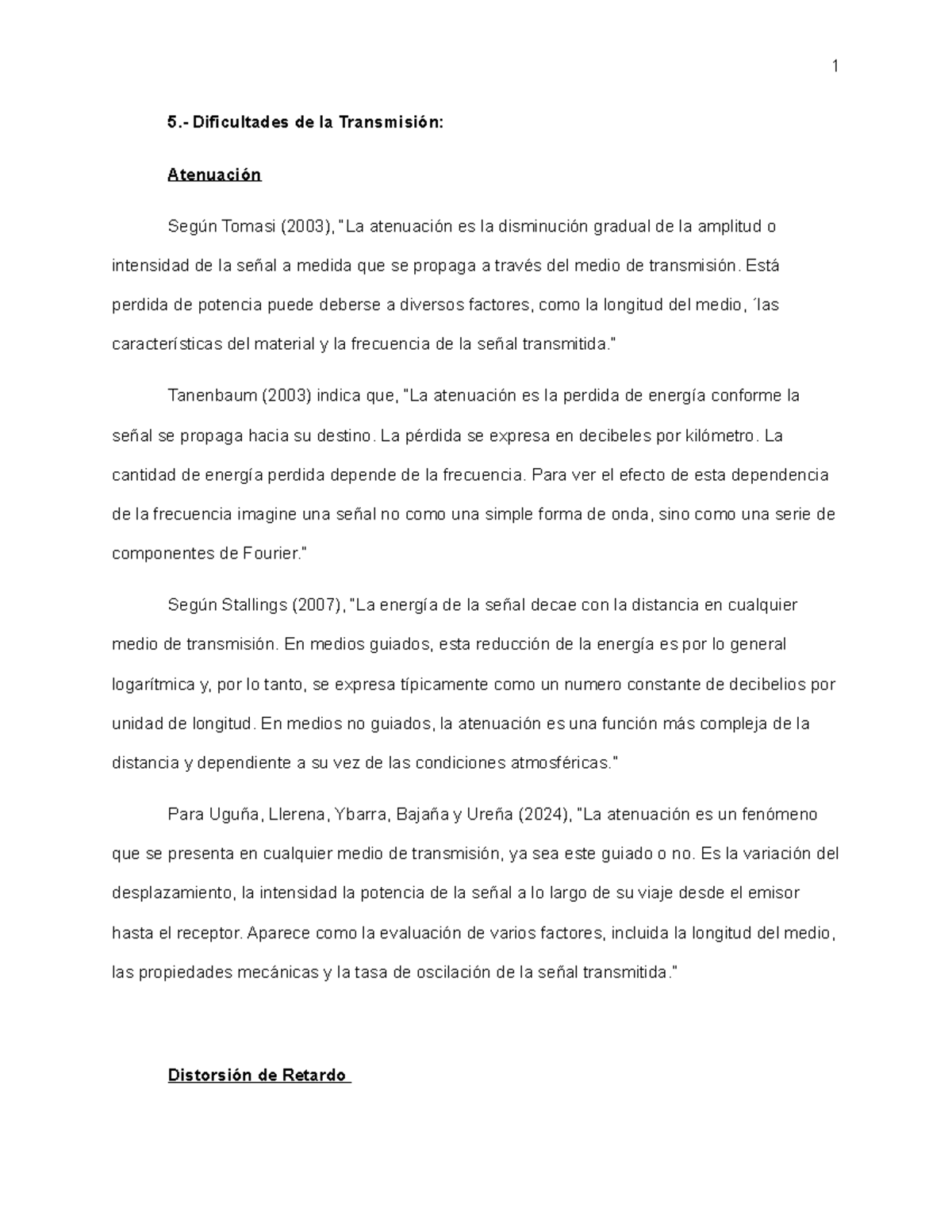 Parte 4 (1) - Apuntes claros - 5.- Dificultades de la Transmisión ...