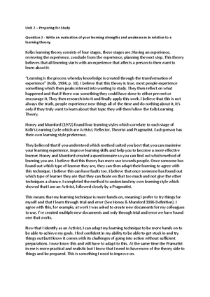 Create a SWOT Analysis plan and explain in detail - Introduction In ...