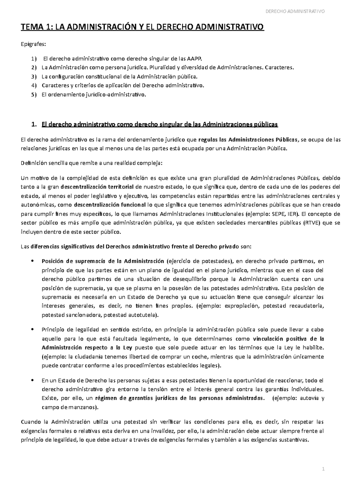 TEMA 1 admin completo - PPT del profesor completado con su explicación - TEMA 1: LA ...