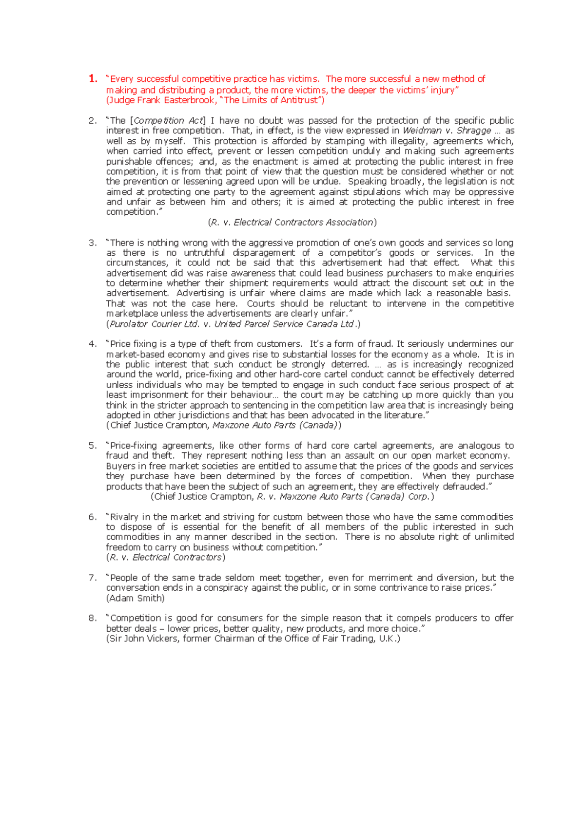 Competition assessment 1 Quotes - 1. “Every successful competitive ...