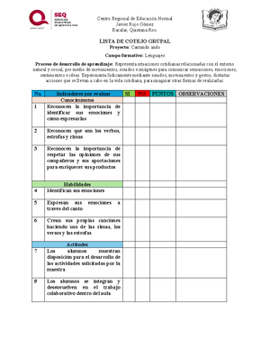 Planeacion proyecto Cantando ando nueva escuela mexicana 2024 - Javier ...