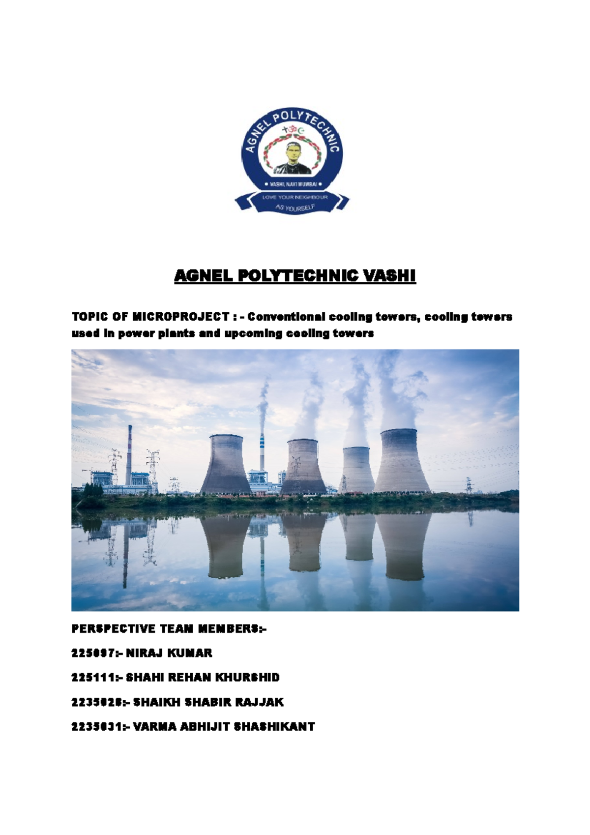 Thermal Microproject - ITS HELP - AGNEL POLYTECHNIC VASHI TOPIC OF MICROPROJECT : - Conventional ...