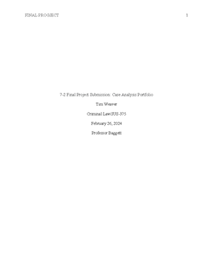 2-2 Project Milestone One - Running head: JIM AIKEN 1 2-2 Final Project ...