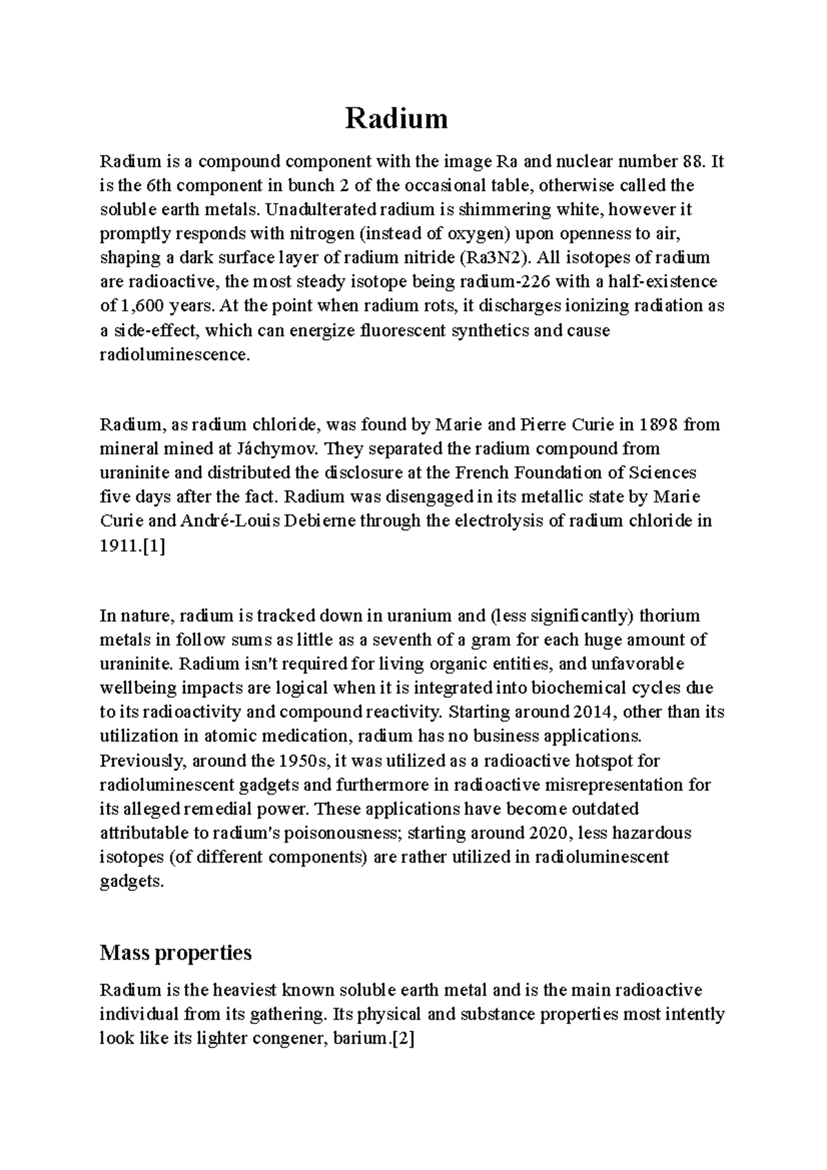 Radium - Shafina - Radium Radium is a compound component with the image ...