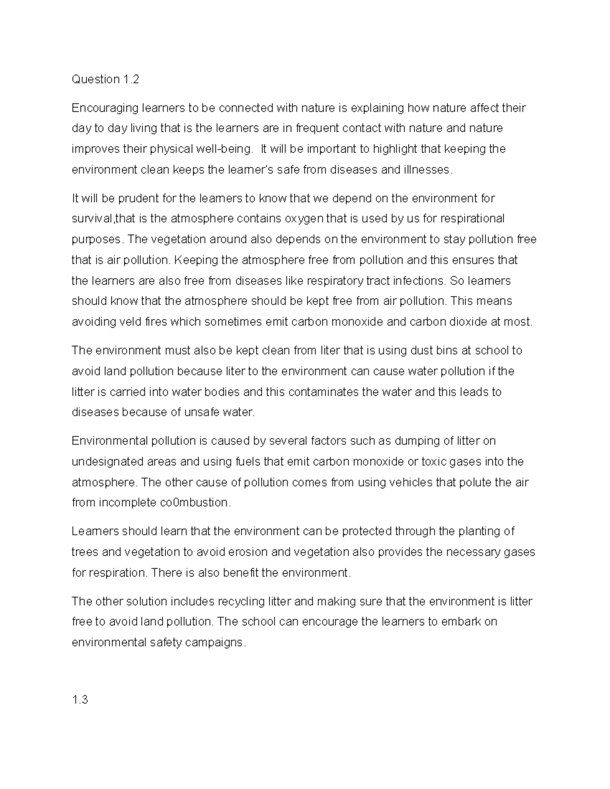 Question 1 - Compilation of lecture notes and tutorial notes - Question ...