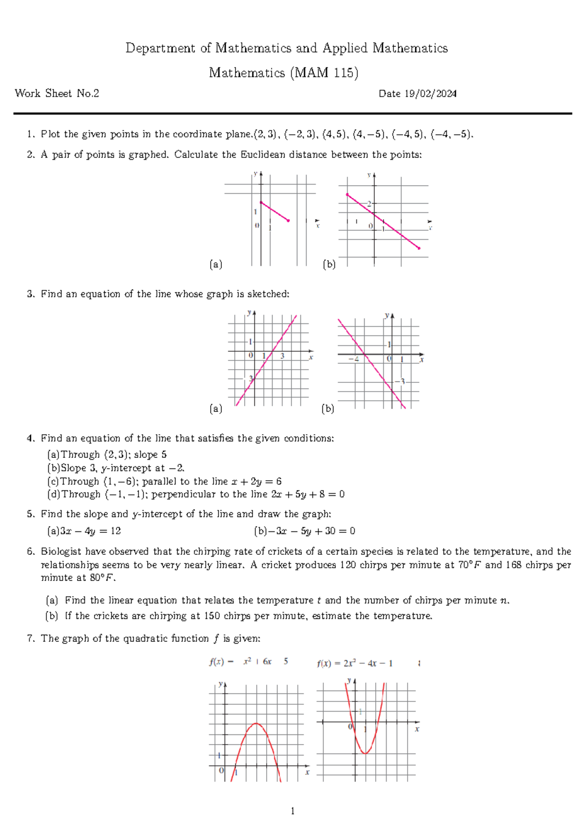 MAM115WS2-1 - Mam115 worksheet 2 - Department of Mathematics and ...
