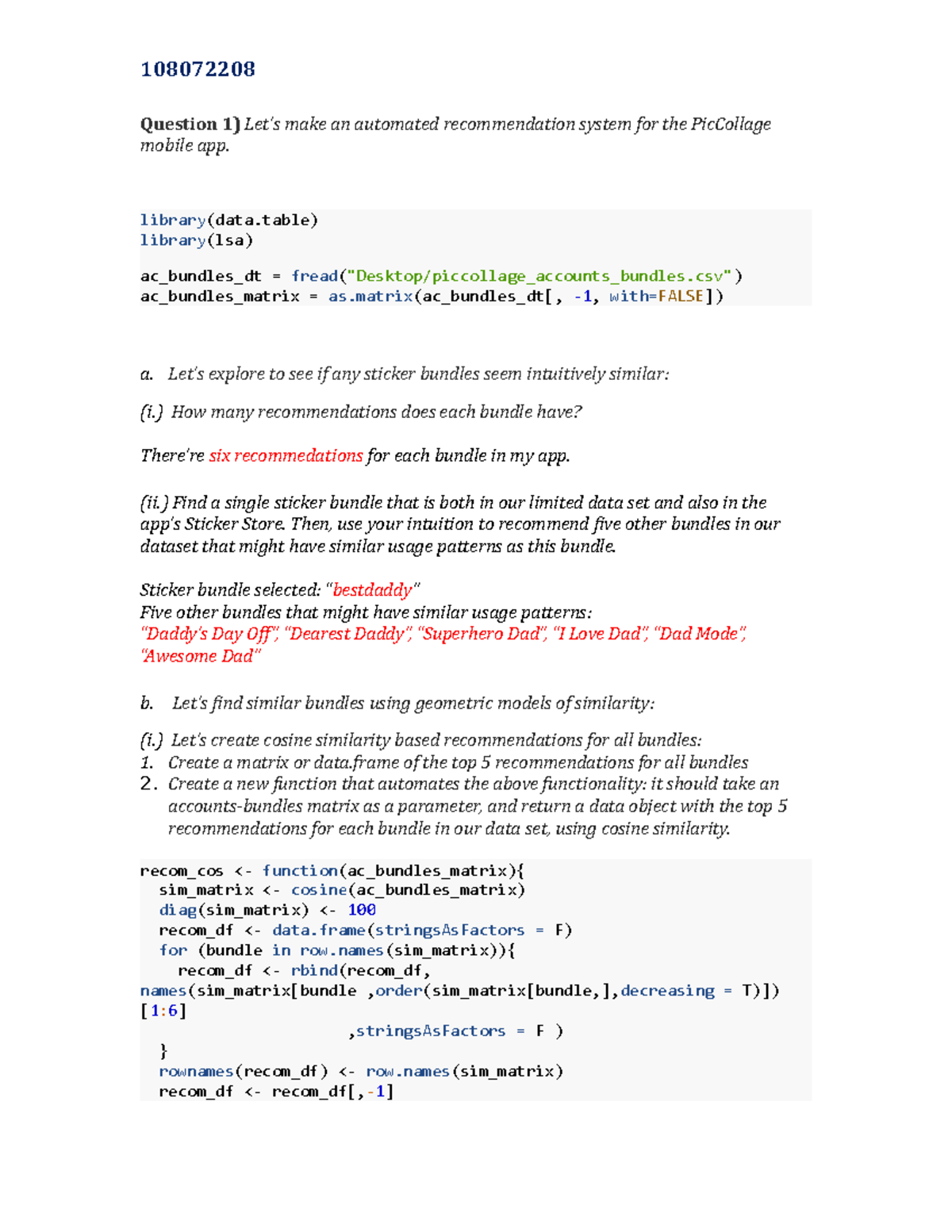 108072208 HW9 - sdgsgg - Question 1) Let’s make an automated ...