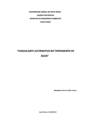 Roteiro projeto ETA - Roteiro simplificado para dimensionamento ...