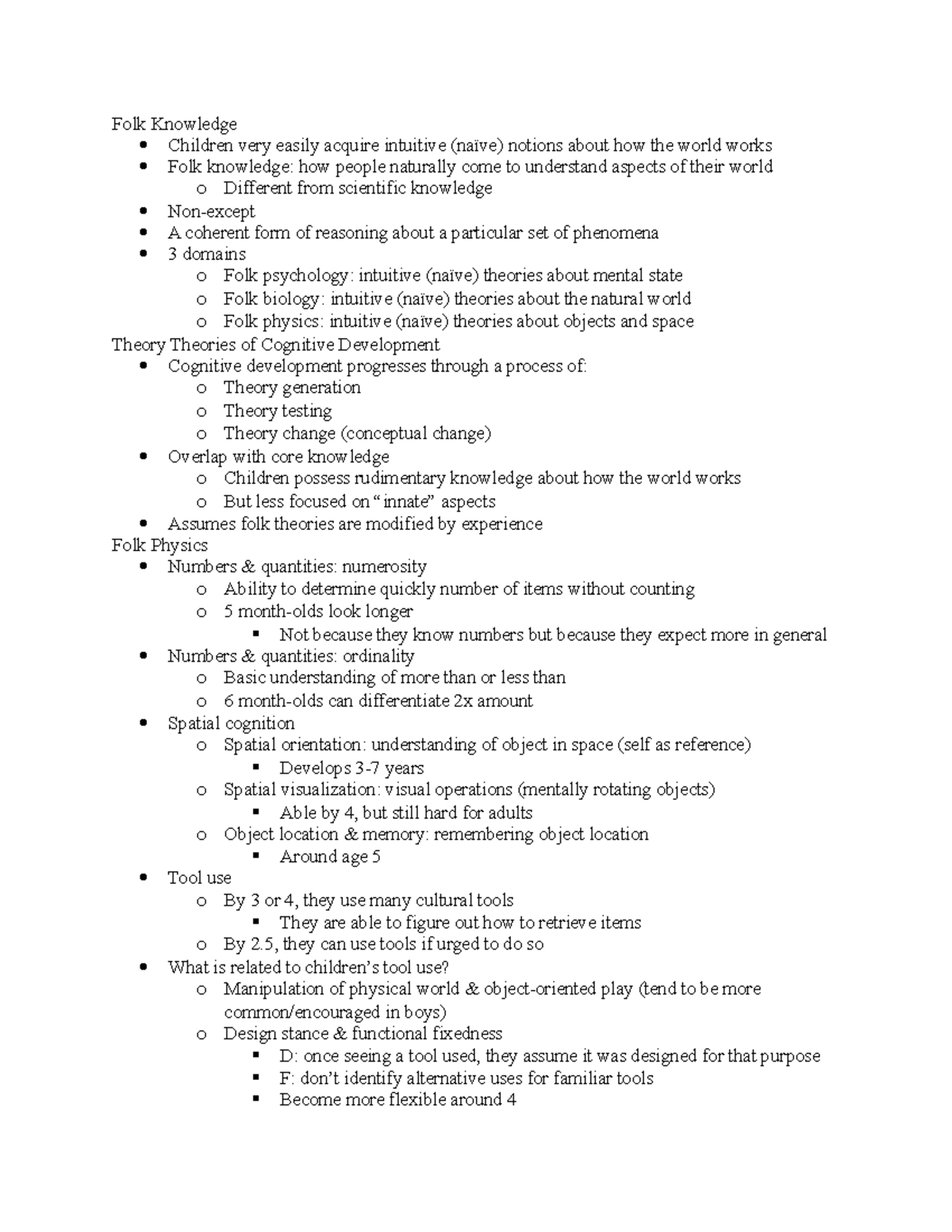 Development of folk knowledge 2:19:19 - Folk Knowledge Children very ...