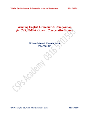 Pairs of Words (Final) - 1 Winning English Grammar & Composition for ...