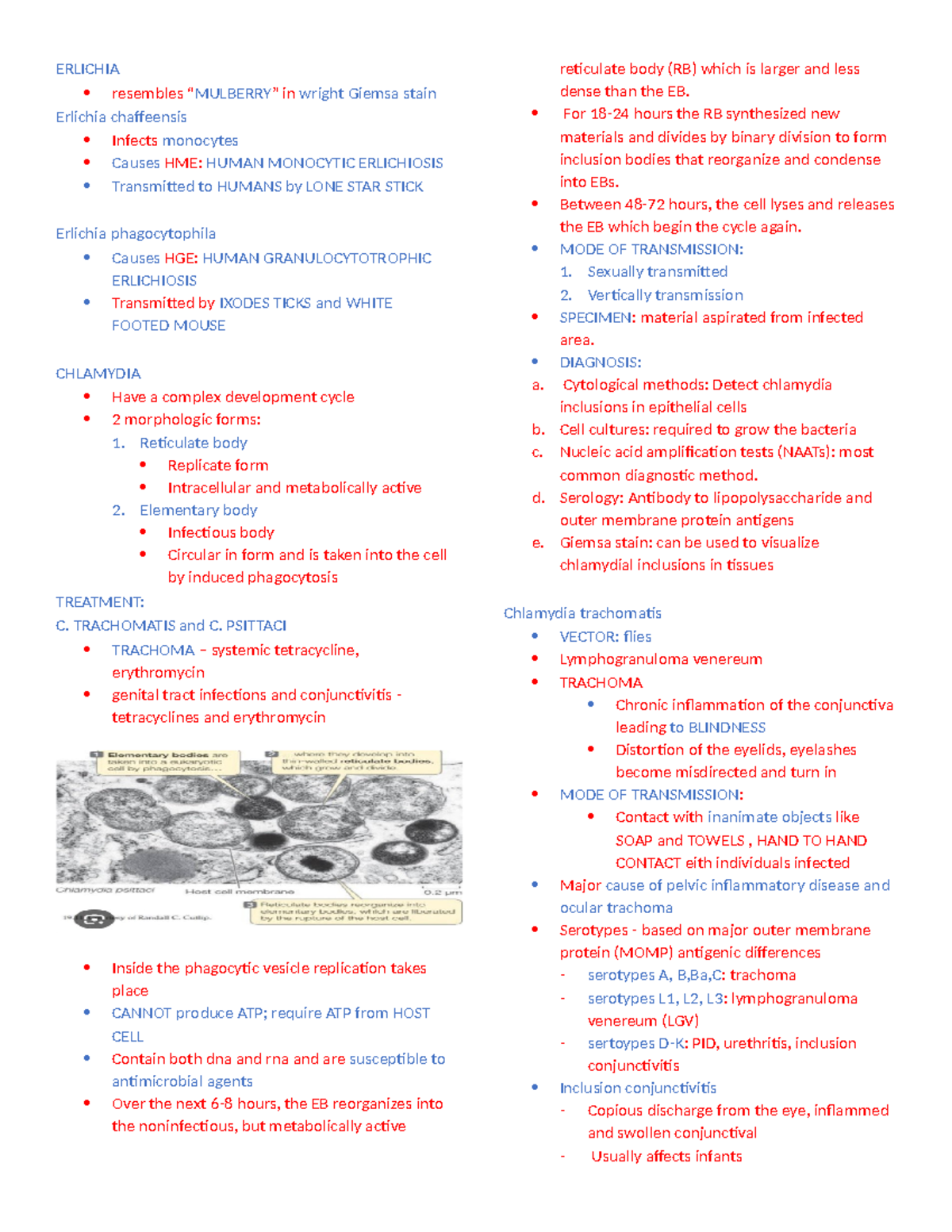 Erlichia - ERLICHIA resembles “MULBERRY” in wright Giemsa stain ...