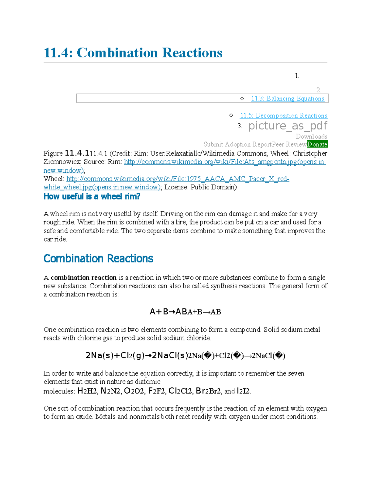 11 - sbdfndfhbsvzvs - 11: Combination Reactions 1. 2. o 11: Balancing ...