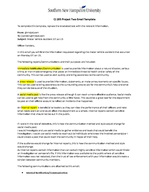 CJ-205-T5236 2-2 Module Two Assignment - Name :Rachel Joseph Student id ...