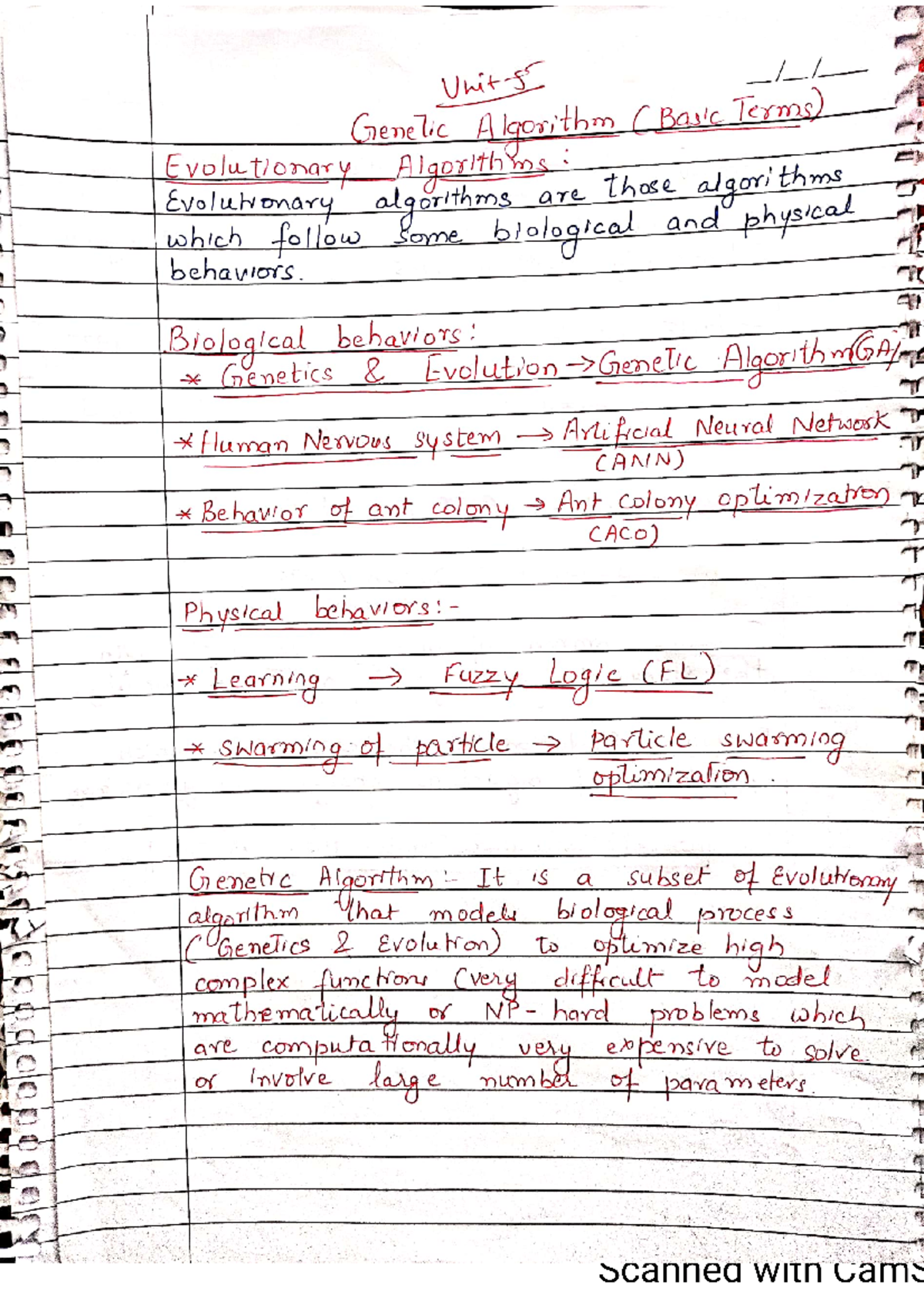Soft computing Unit 5 Notes - Computer Engineering - Studocu