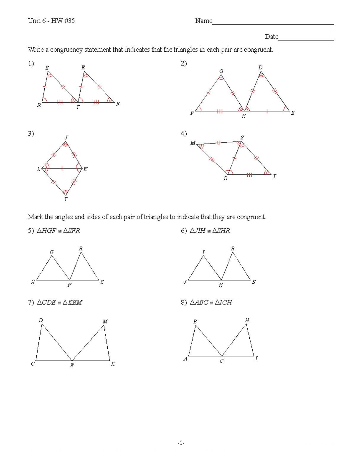 Im1 unit6 cw50 theorem Practice - ©c d 2 x 0 v 2 z 1 C aKJurtkat ...