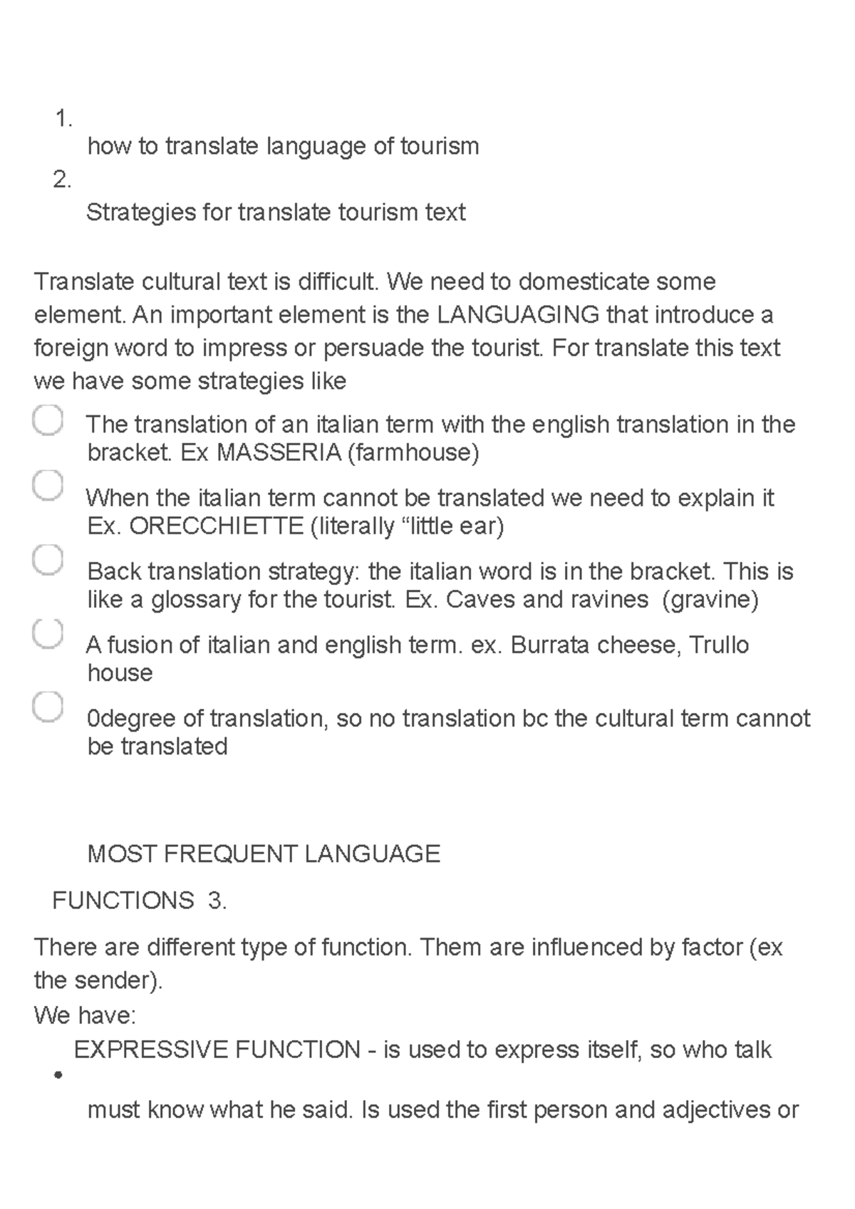 How to translate language of tourism - 1. how to translate language of ...