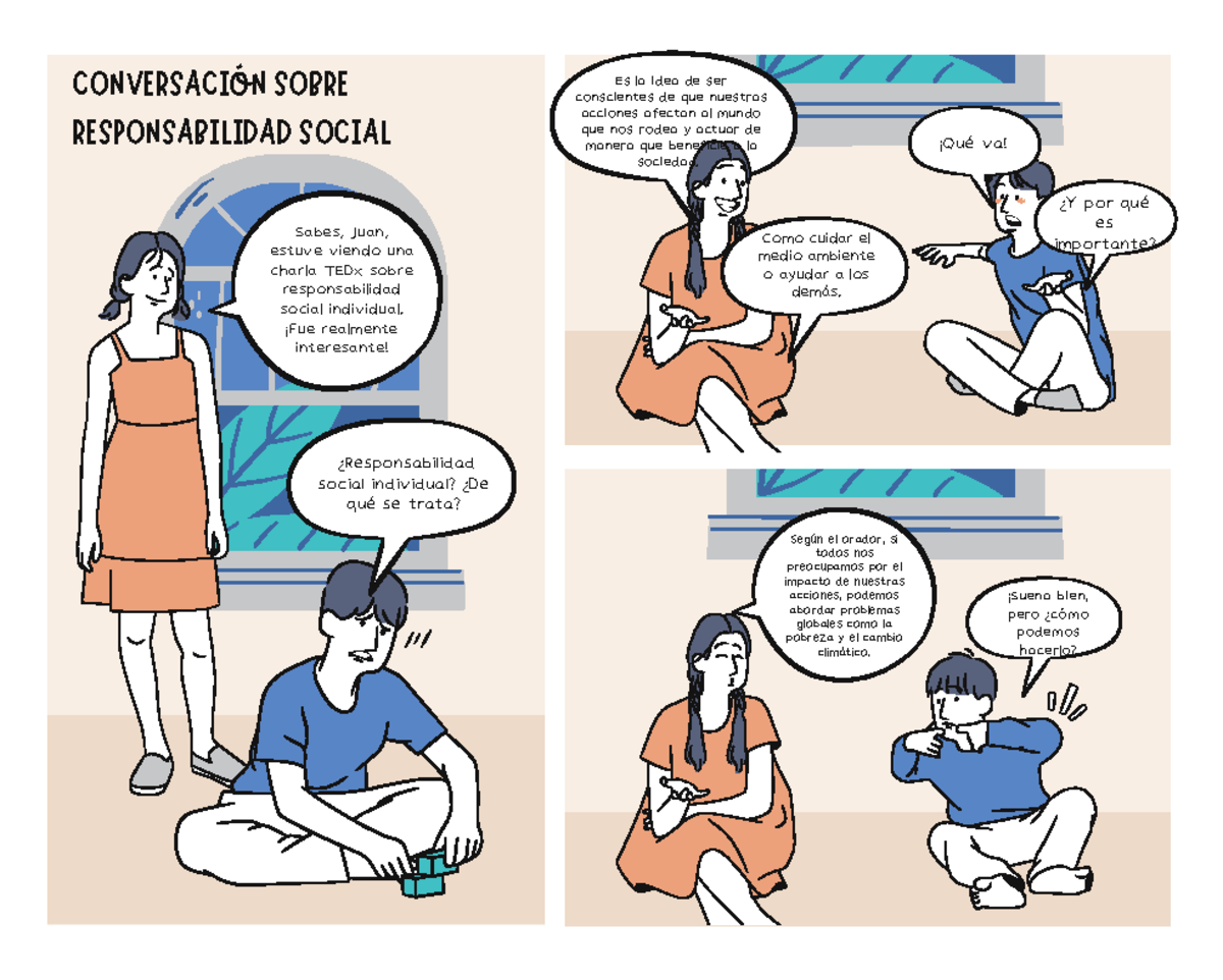 Historieta Responsabilidad Social - Sabes, Juan, estuve viendo una ...