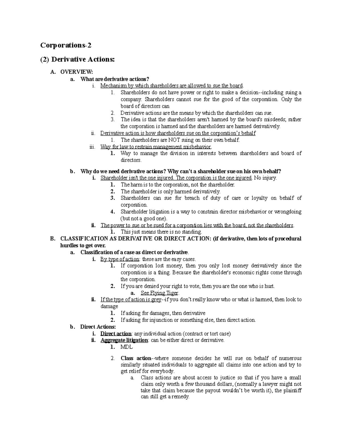 Corporations-9 - corporations - BUS 151 - CSU - Studocu