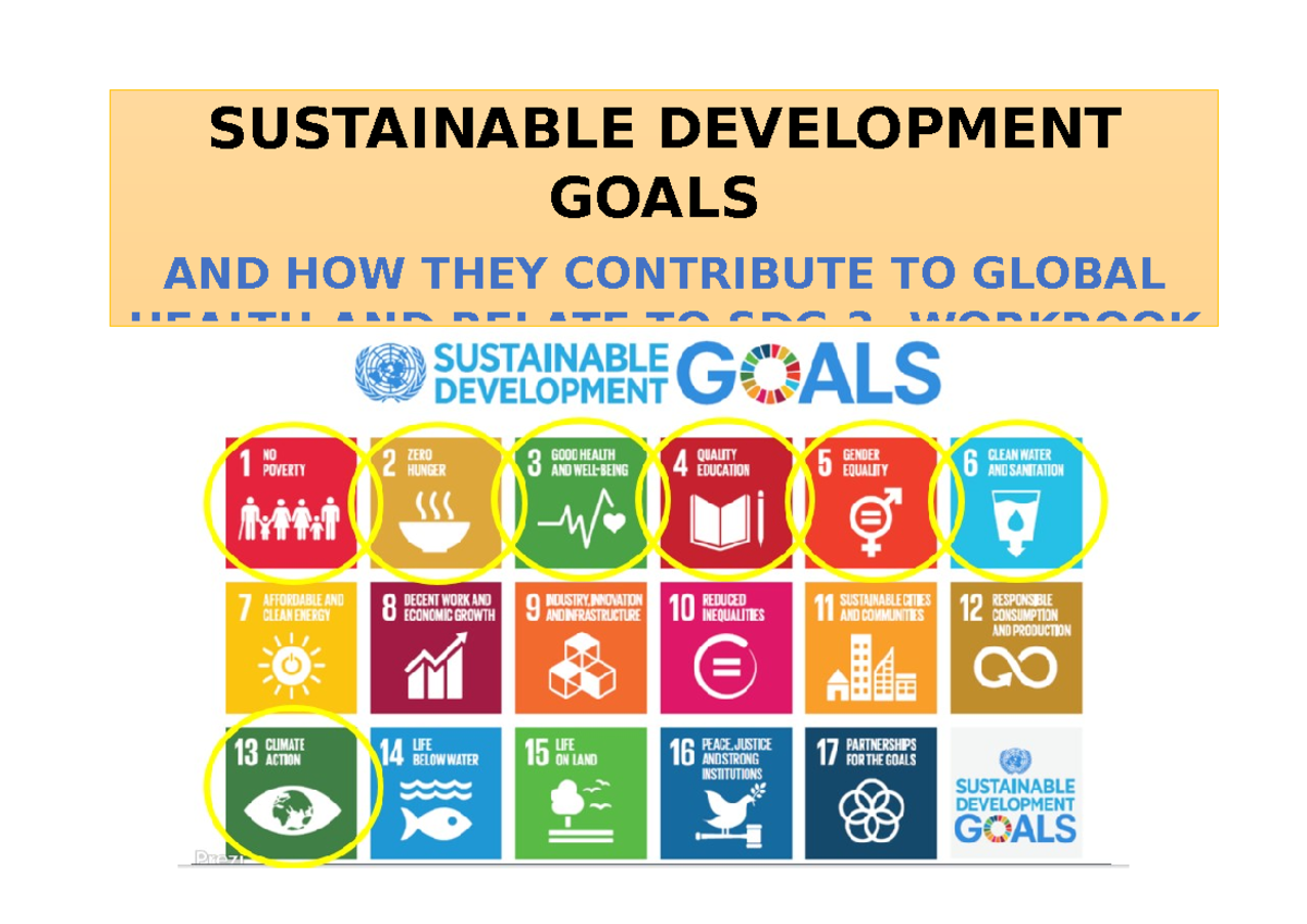 U4 AOS 2 - health - SUSTAINABLE DEVELOPMENT GOALS HEALTH AND RELATE TO ...