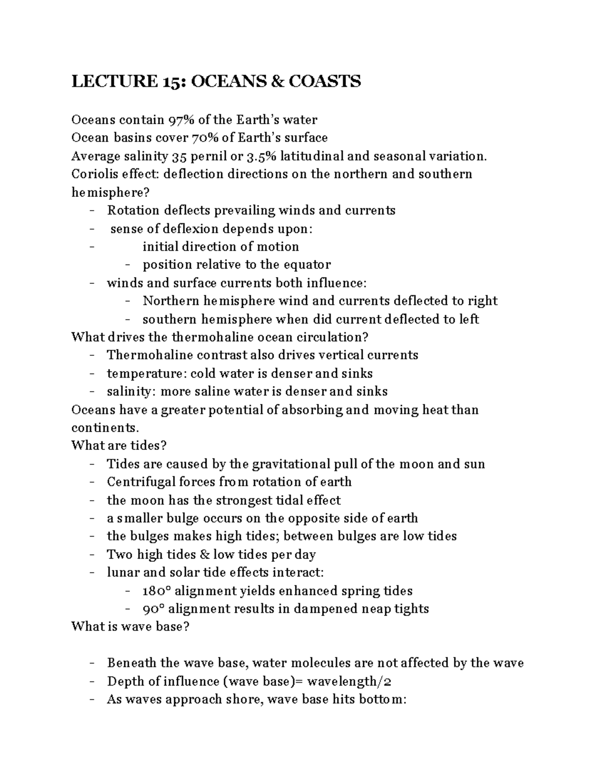 EARTH2 L15 AND 16 - This was taken with Prof. Awramik - LECTURE 15 ...