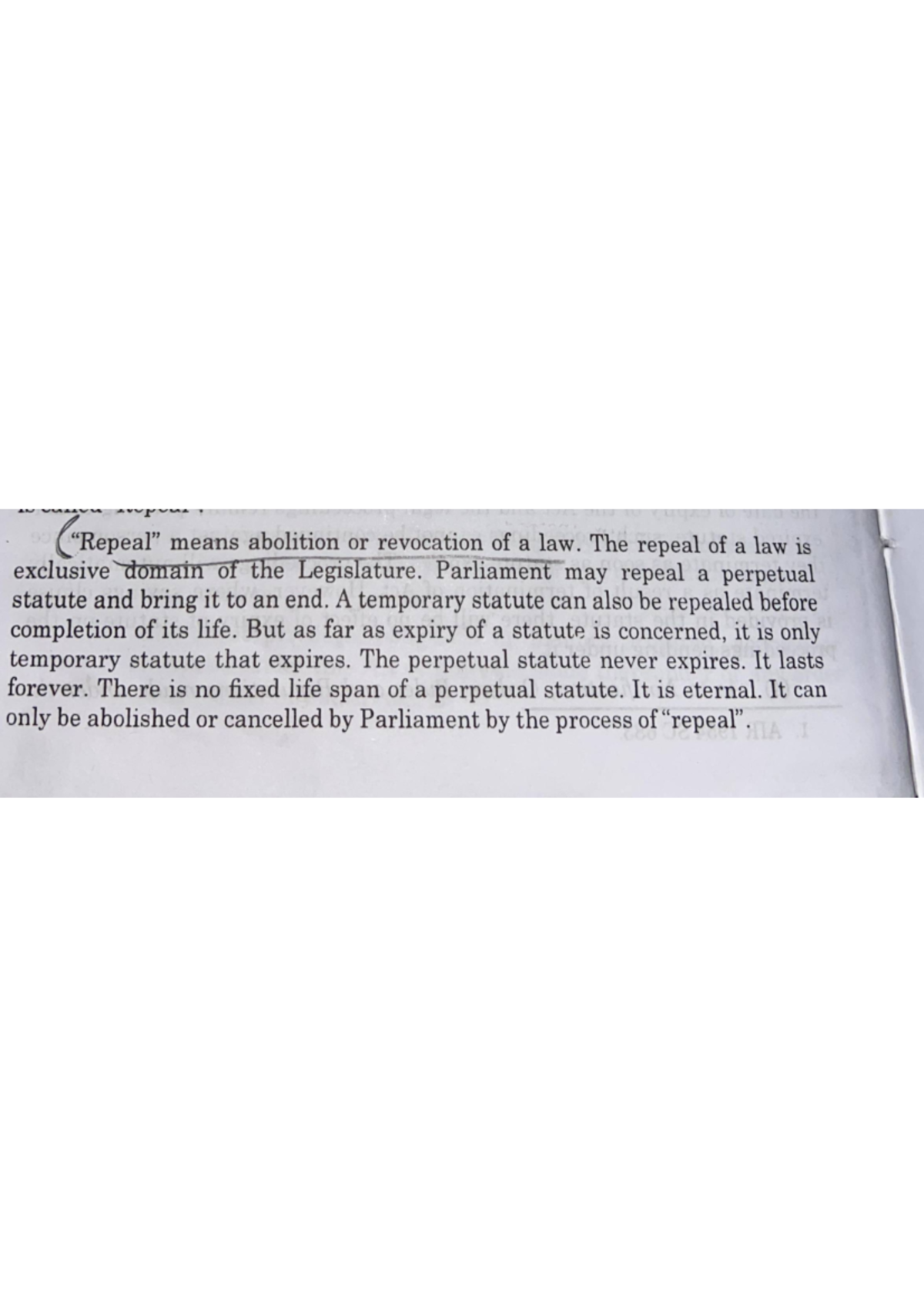 Repeal - LLB - Studocu