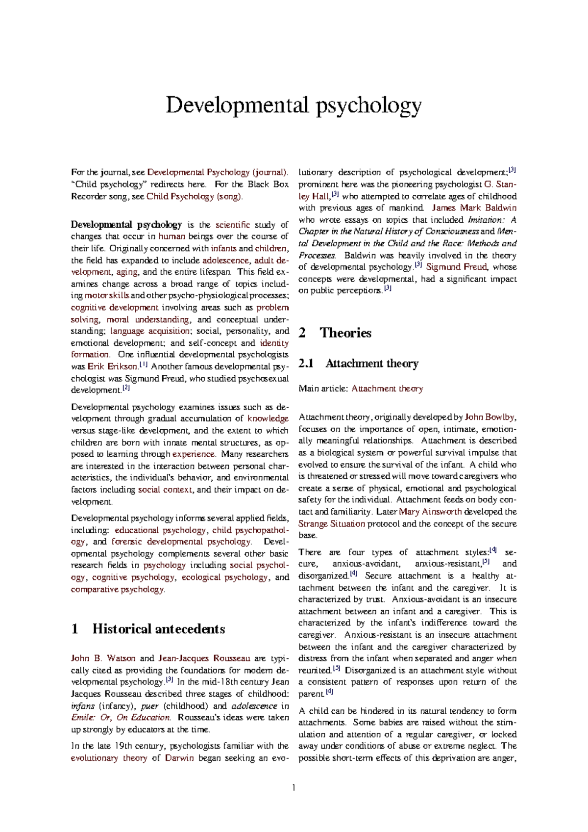 Toaz - Jaja - Developmental psychology For the journal, see ...