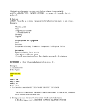 D074 Study Guide - principles of accounting - D074 – Principles of ...