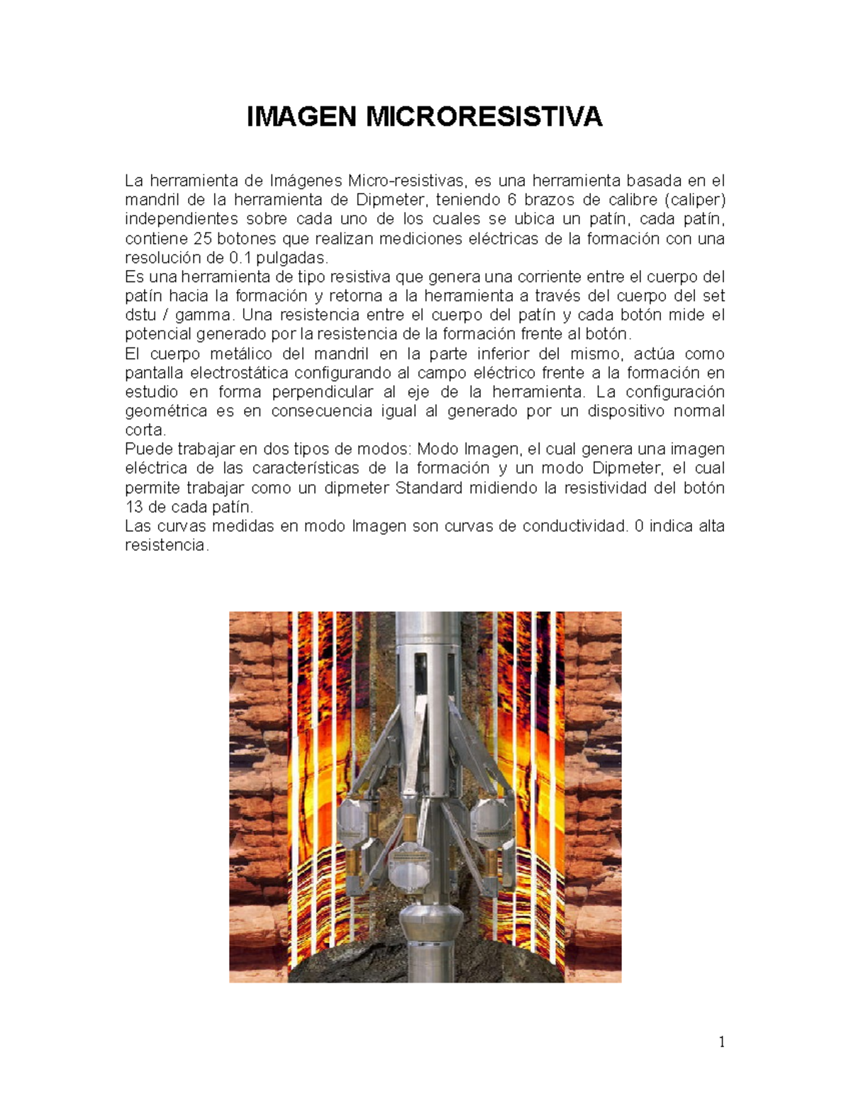 Imagen microresistiva - IMAGEN MICRORESISTIVA La herramienta de ...