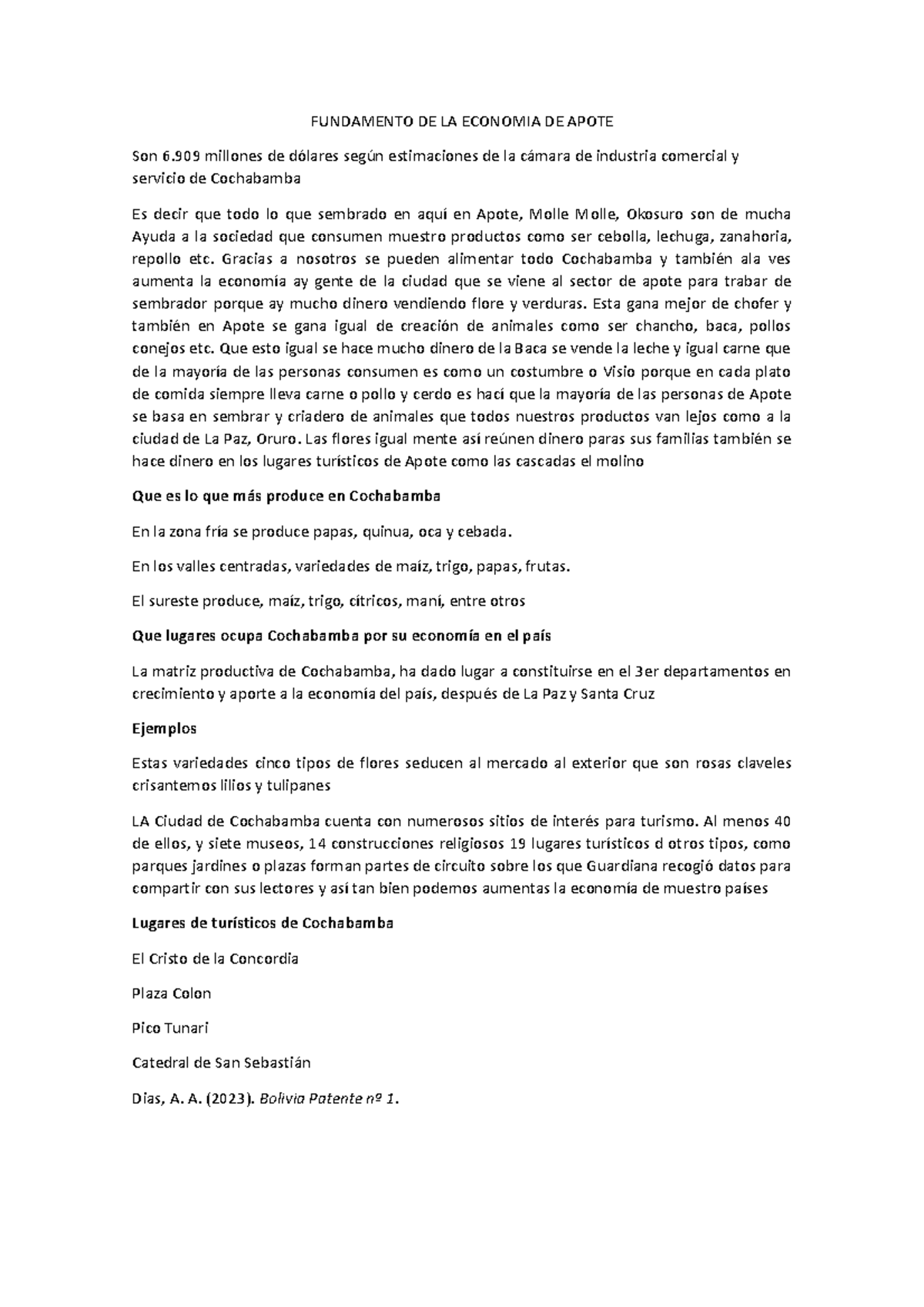 Funciones de economía - FUNDAMENTO DE LA ECONOMIA DE APOTE Son 6 ...