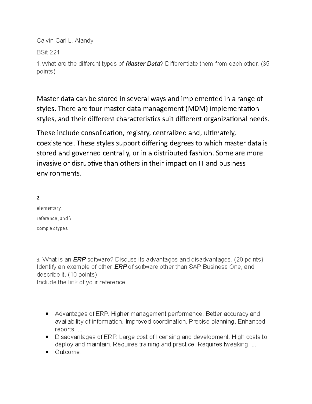 Document 16 - asdfd - Calvin Carl L. Alandy BSit 221 1 are the ...