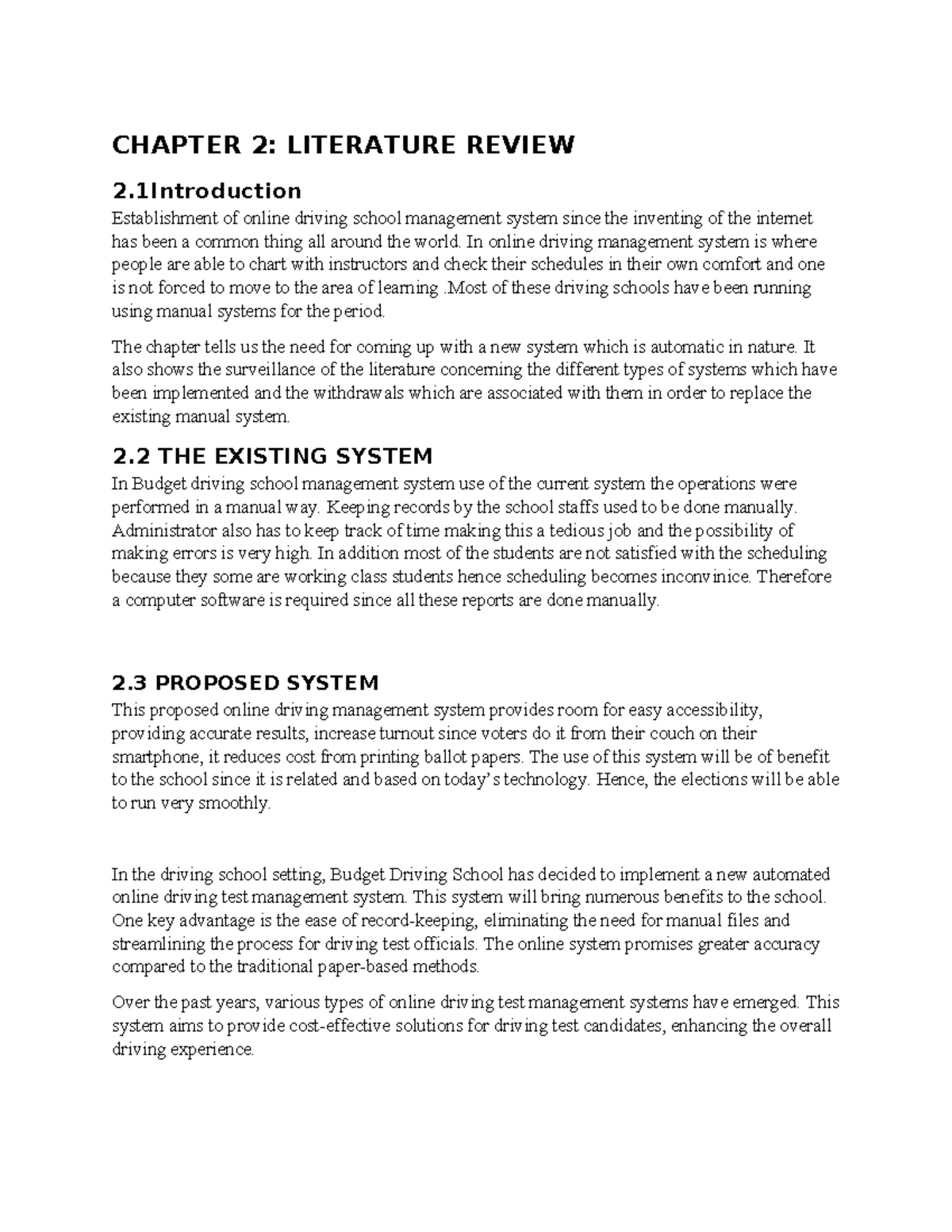 projectChapter 2 - CHAPTER 2: LITERATURE REVIEW 2 Establishment of ...