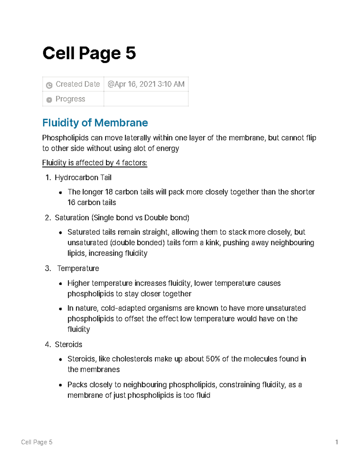 Cell Page 5 - Cell Structure Part 5 - Cell Page 5 1 Cell Page 5 Created ...