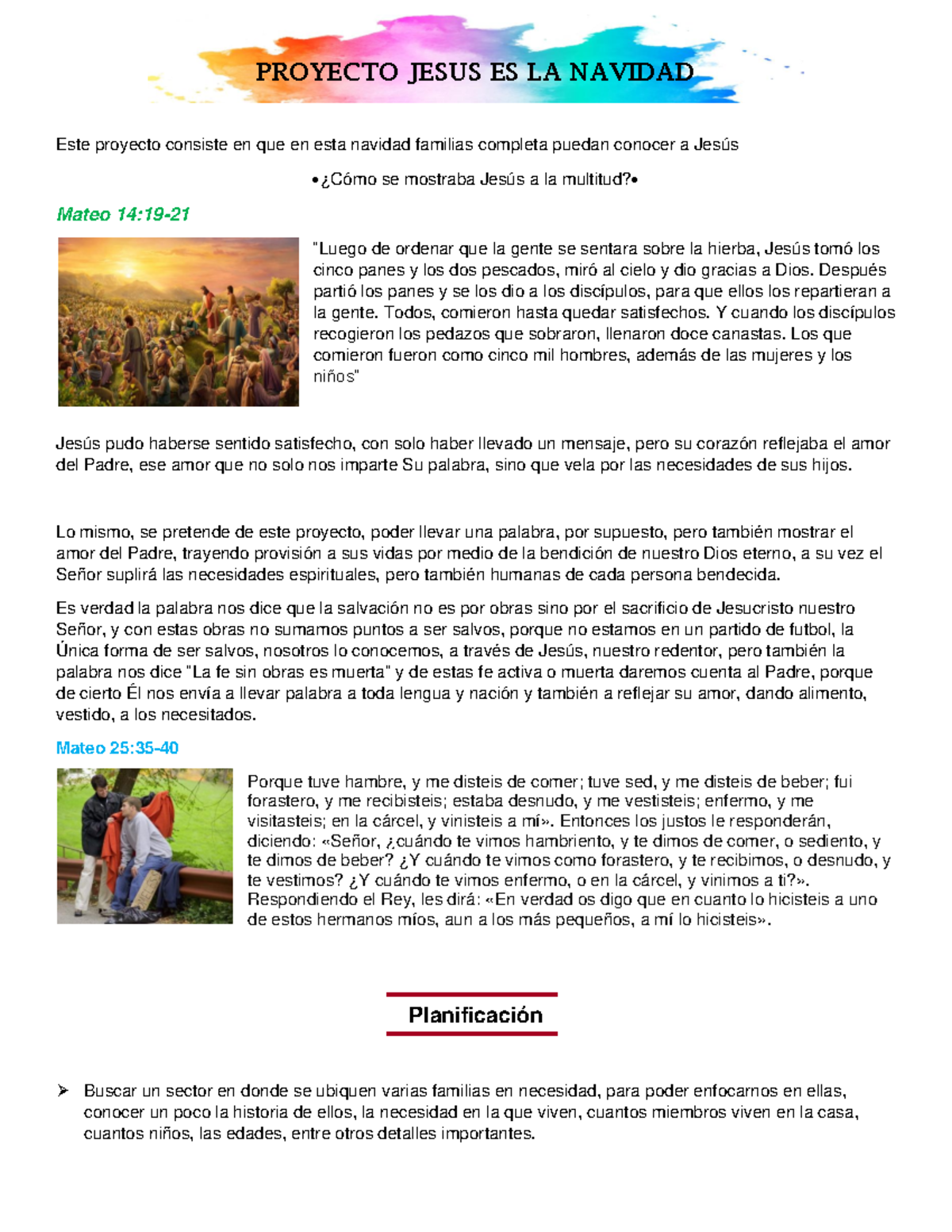 Proyecto Jesus ES LA Navidad - PROYECTO JESUS ES LA NAVIDAD Este ...