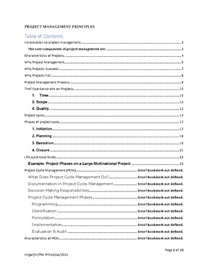 ICT Project 1 Course Outline 2023 - DIT 0306 ICT PROJECT I (45 CONTACT ...