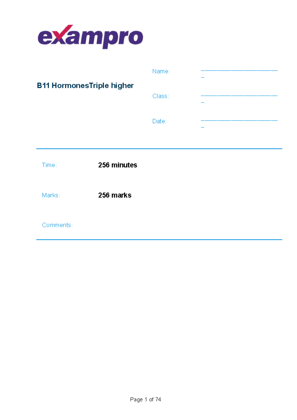 B11Hormones Triplehigher - B11 HormonesTriple higher Name ...