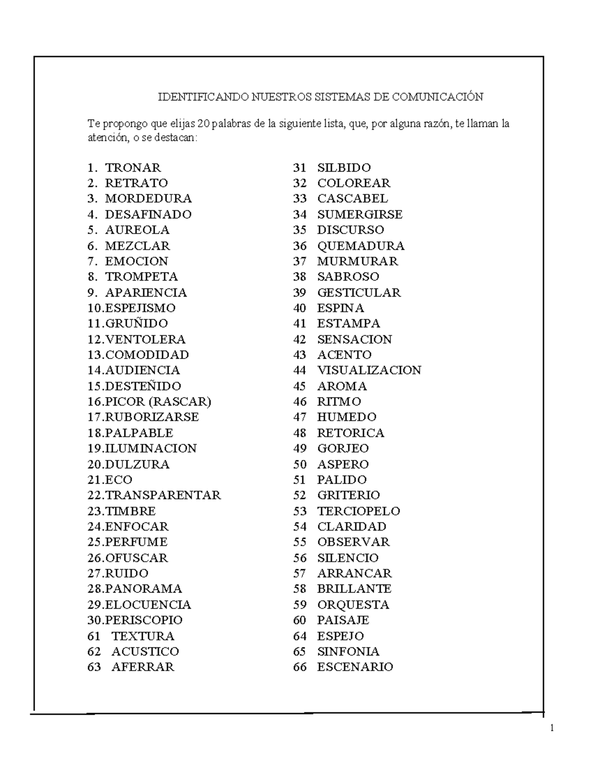 Test Vakog - IDENTIFICANDO NUESTROS SISTEMAS DE COMUNICACIÓN Te ...