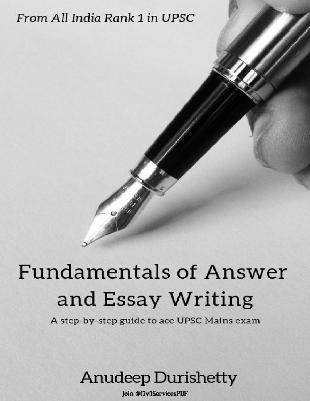 Fundamentals of Essay freeupscmaterials - Contents Book Cover Preface ...